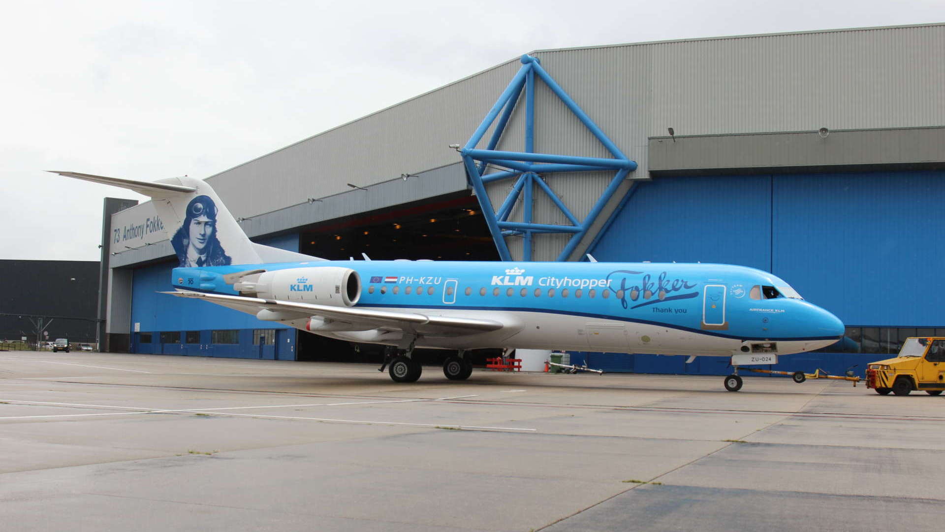 KLM komt met Fokker 70 in speciaal afscheids-livery - InsideFlyer