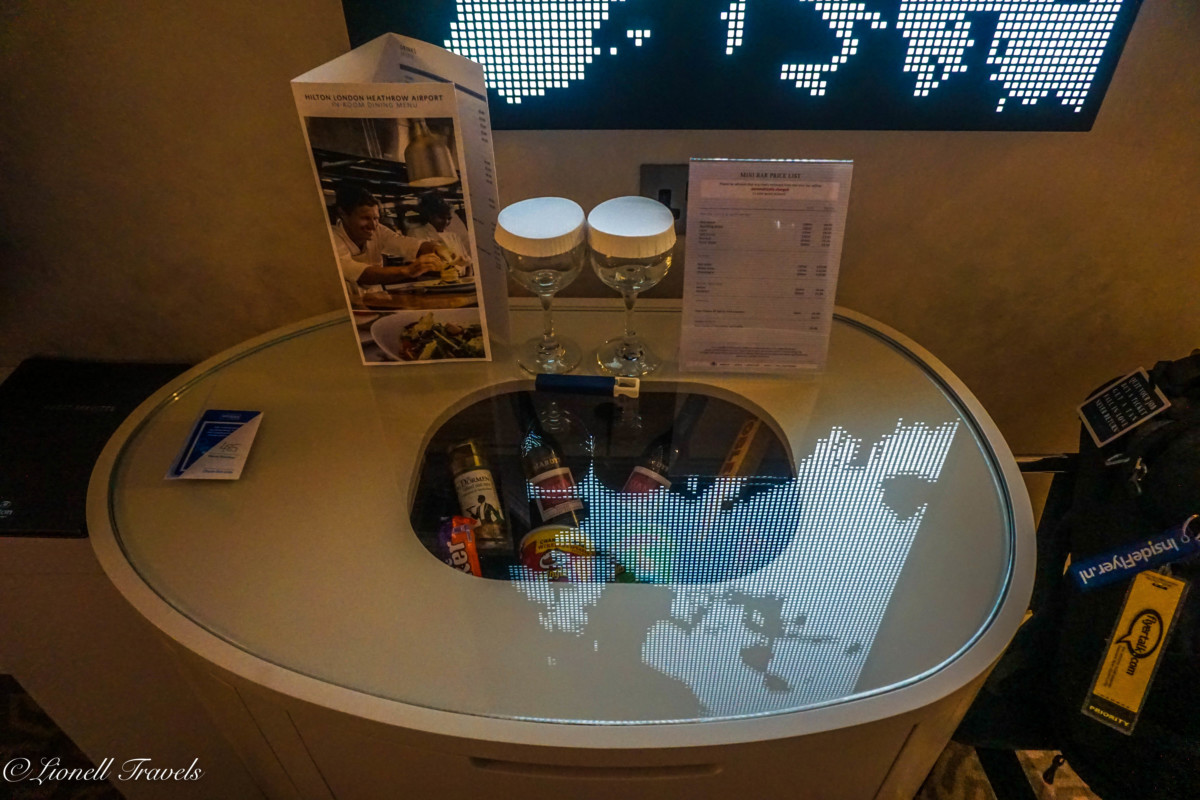 Hilton LHR T4 - Mini bar - InsideFlyer