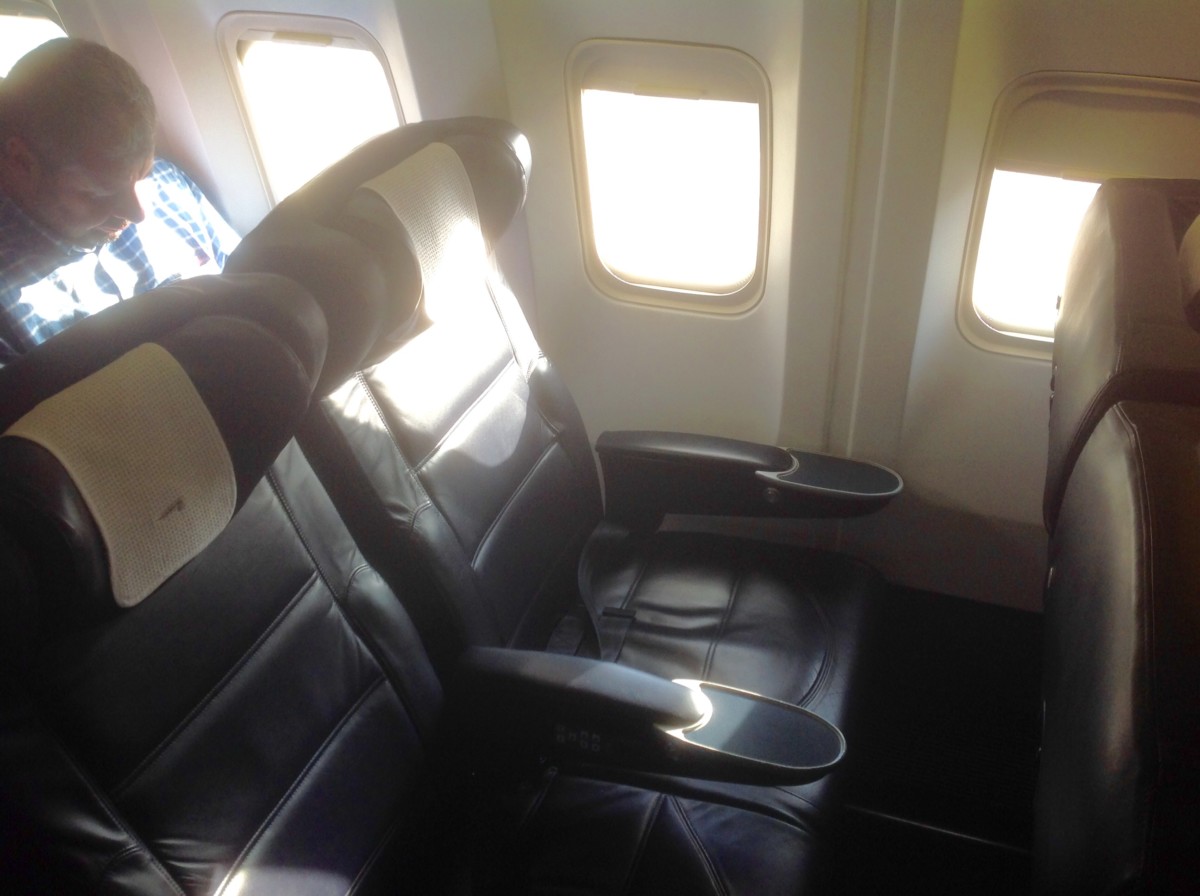 Review British Airways Boeing 767 Business Class Amsterdam Londen 7414