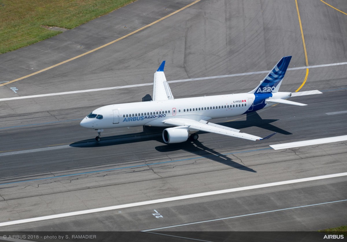 Airbus introduceert het nieuwste toestel, de A220 - InsideFlyer
