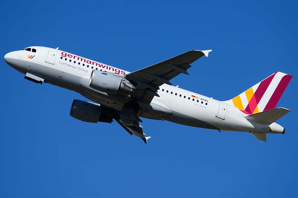 Airbus A319-100 in Germanwings livery (Bron: Wikimedia Commons ...