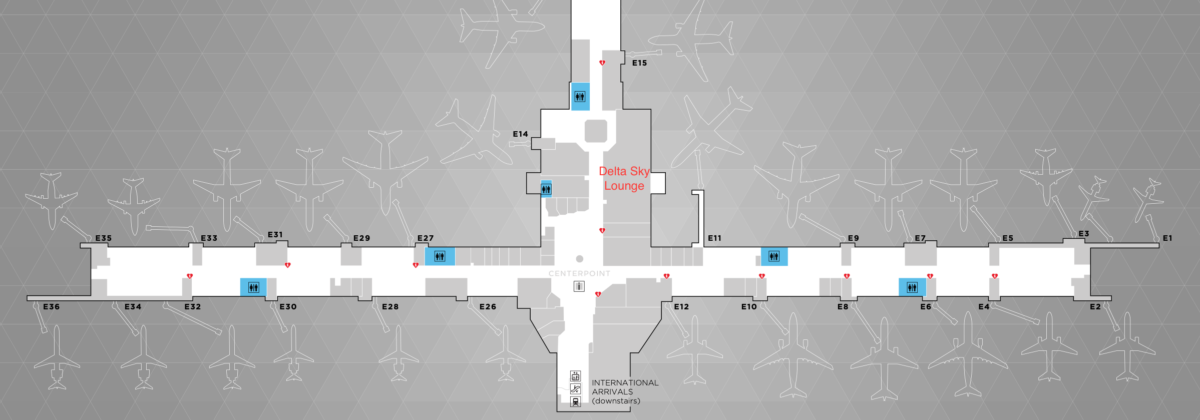 Review Delta Sky Lounge Atlanta - Concourse E nabij Gate E15 - InsideFlyer