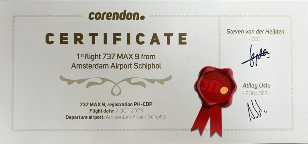 InsideLook: Corendon met eerste Nederlandse Boeing 737 MAX 9 op pad ...